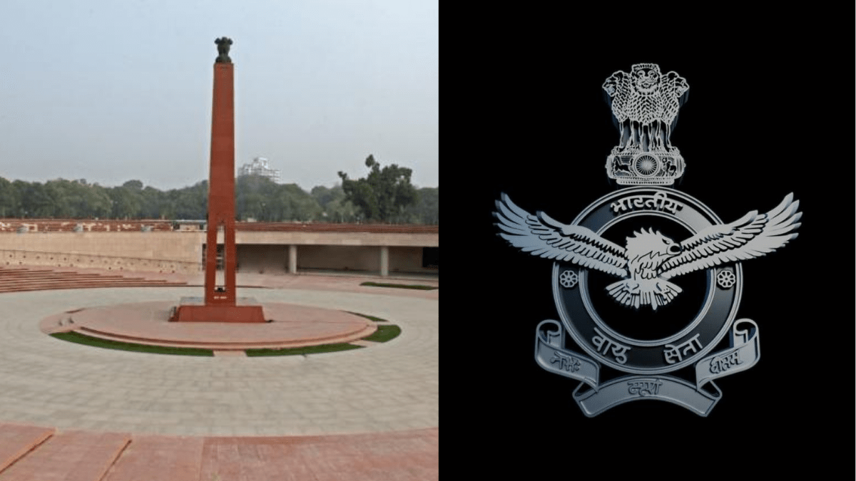 Air Marshal Rajesh Kumar Pays Tributes At National War Memorial Air Marshal Rajesh Kumar Pays Tributes At National War Memorial