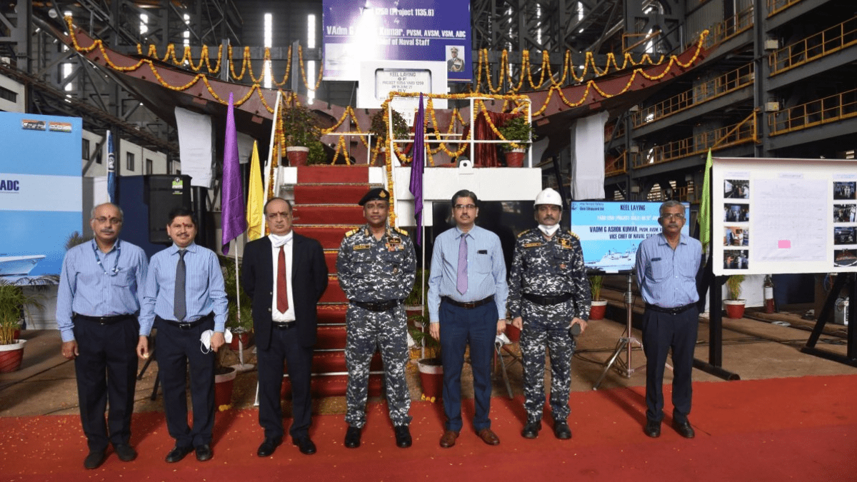 GSL Starts Work On Second Frigate For Indian Navy