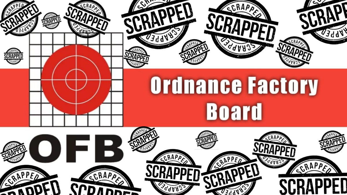246 Year Old Ordnance Factory Board To Be Scrapped