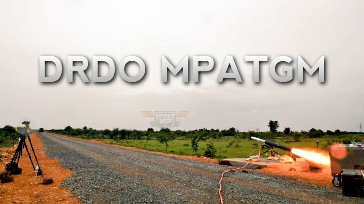 DRDO Tested Man Portable Anti-Tank Guided Missile