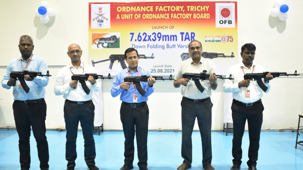 Ordnance Factory Tiruchirappalli Launched A Variant Of TriCa With Down ...