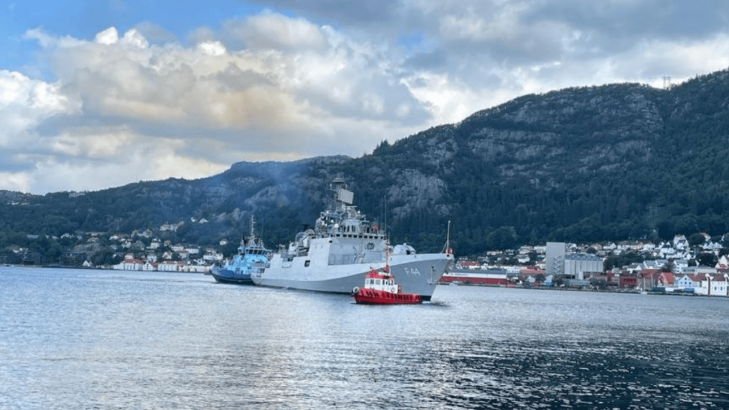INS Tabar At Bergen, Norway For A Maritime Partnership Exercise