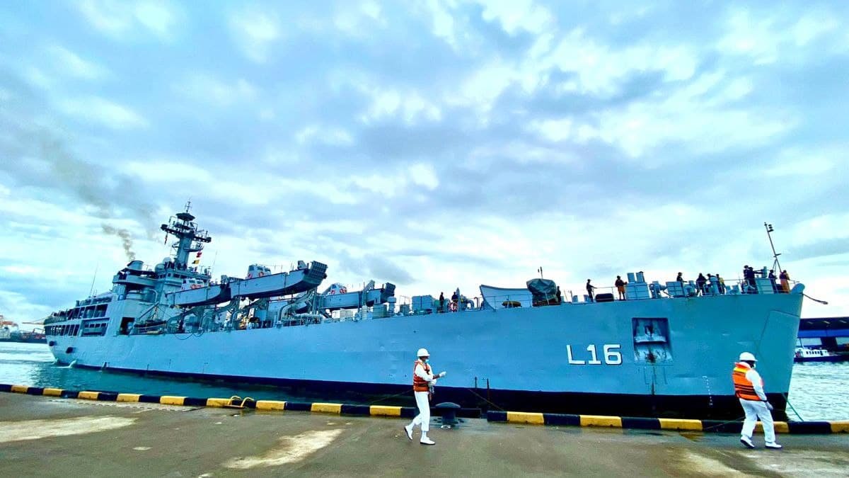 Indian Navy's First Training Squadron Visit To Sri Lanka
