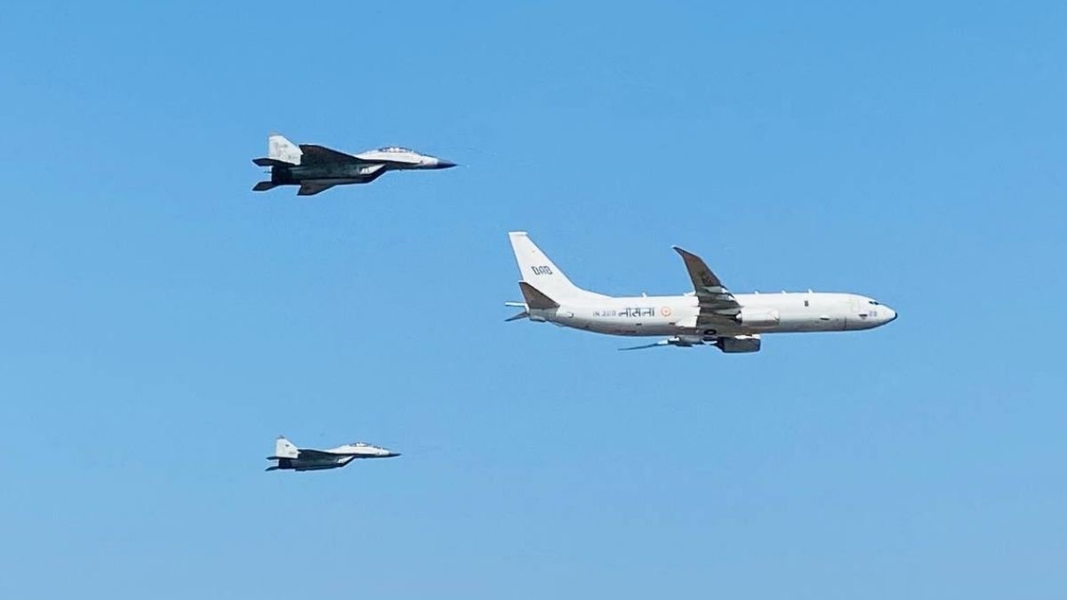 Indian Navy’s Boeing P-8I Aircraft Begins Operations From INS Hansa