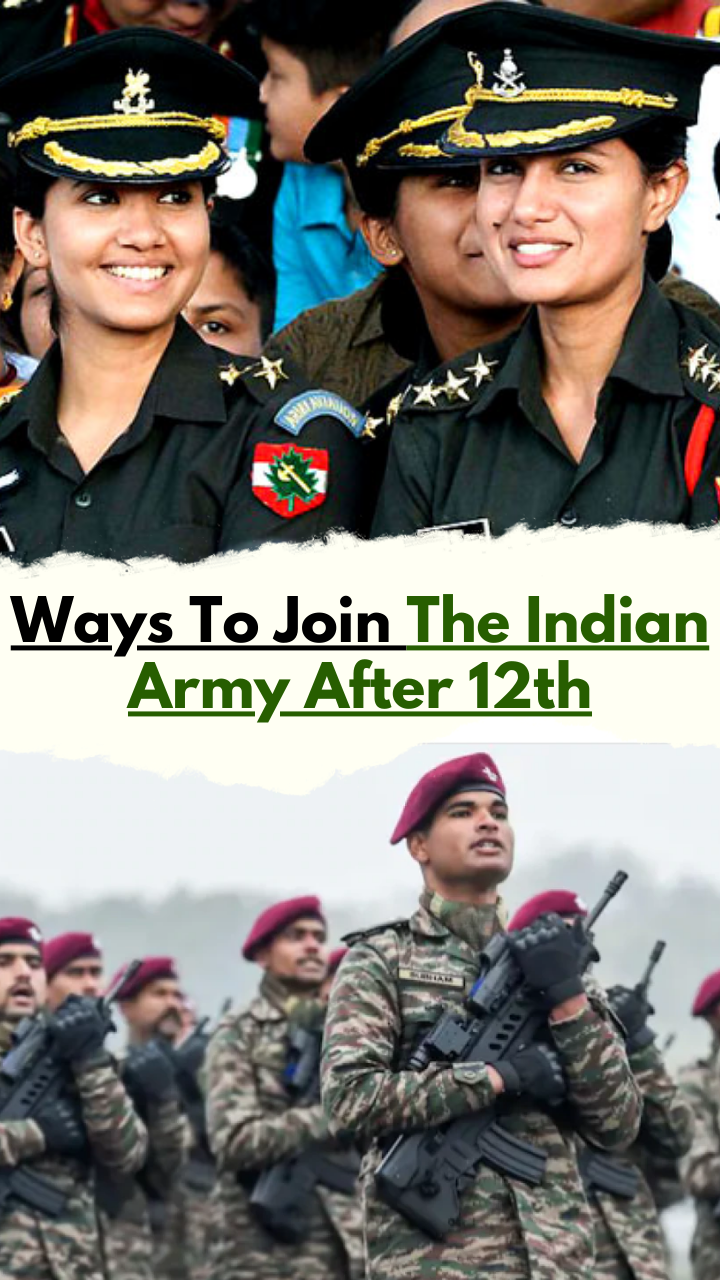 Join Indian Army After 12th
